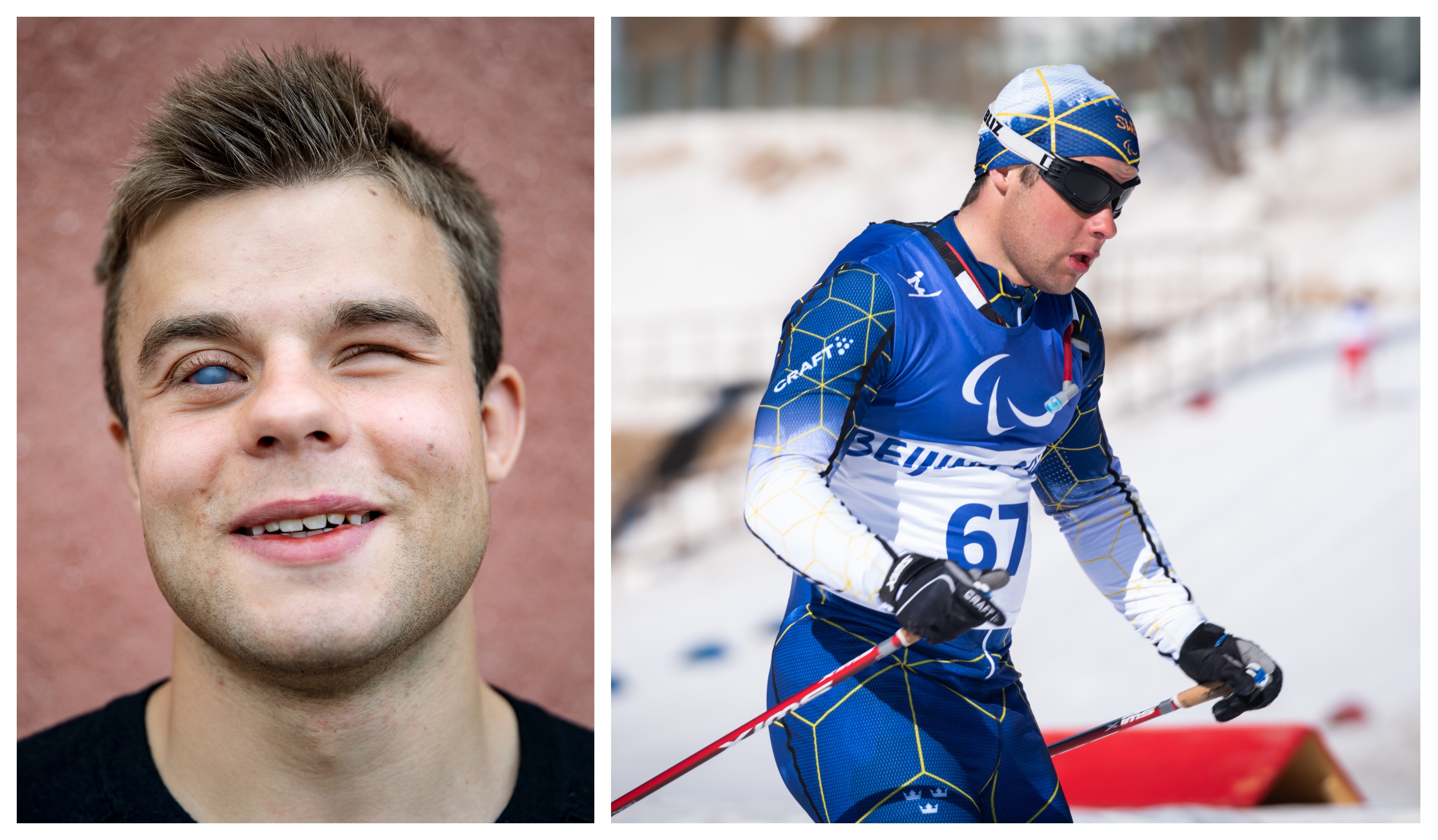 Allt om Zebastian Modin: Synskadan, flickvännen och medaljerna