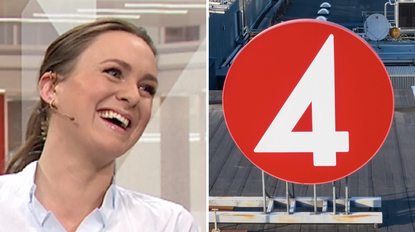 Här tappar TV4-ankaret det – gapskrattar mitt i direktsändning