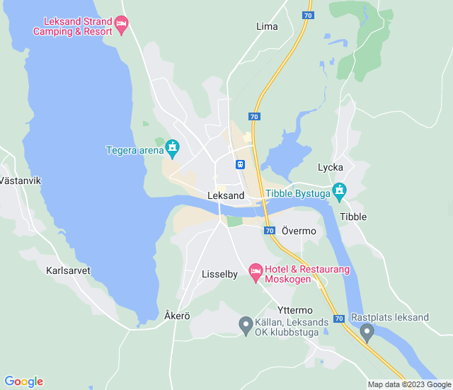 Polisen rapporterar om brand, Leksand