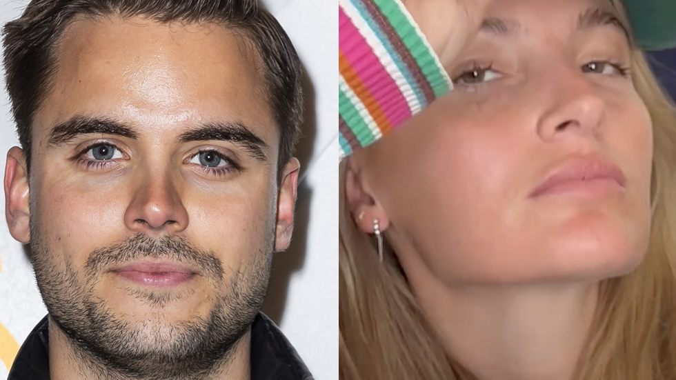 Phillipe Cohens privata bilder på nya flickvännen Rebecca – badar topless