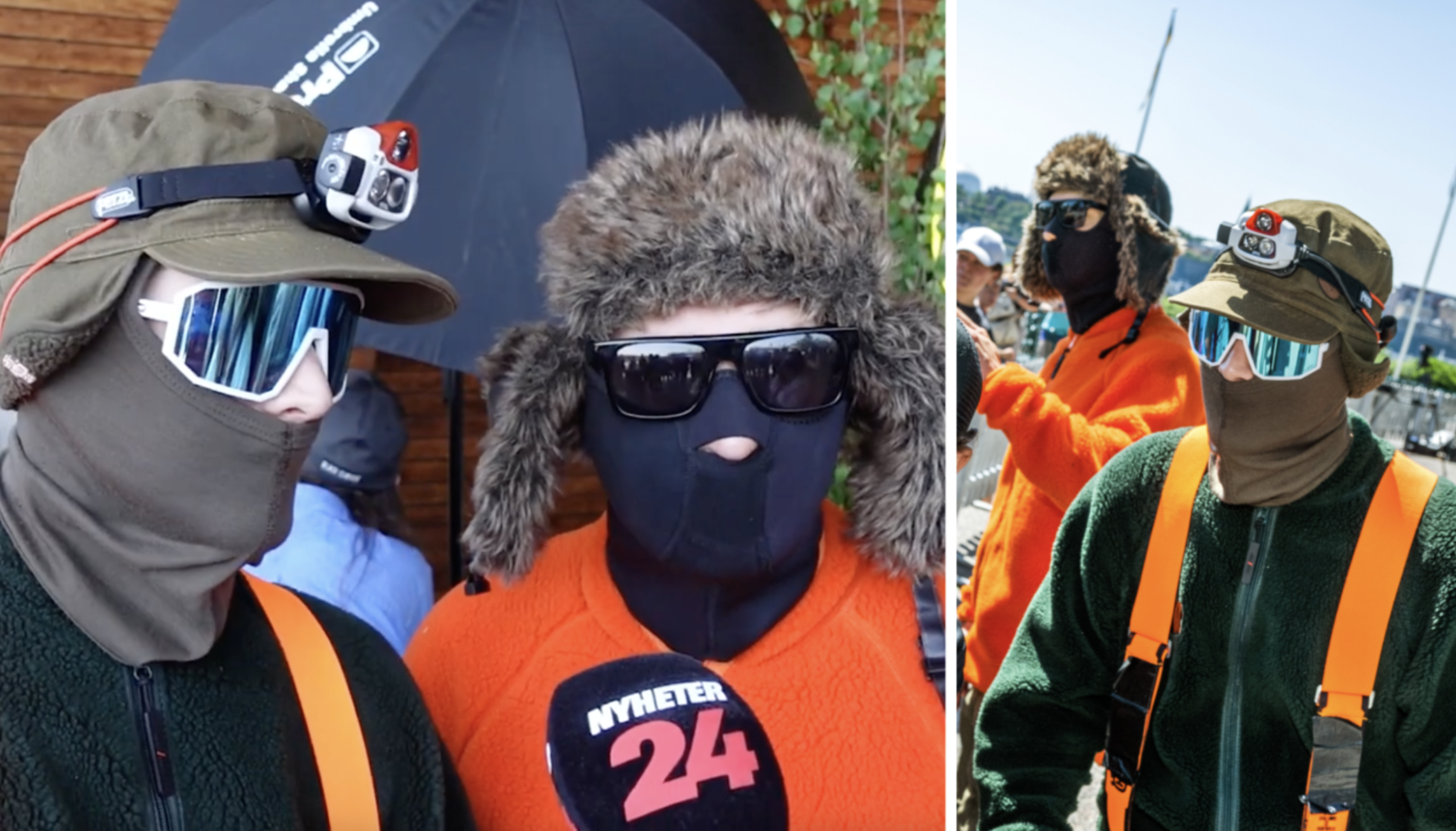 Hooja utan mask – så ser duon ut • Här är deras riktiga namn