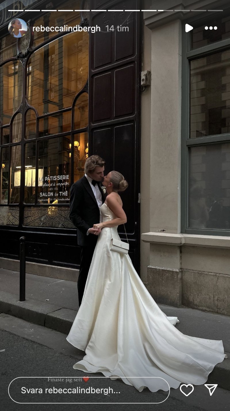 Phillipe Cohen visar upp bröllopslyckan med Rebecca: ”Så fint”