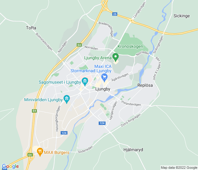 Polisen i Ljungby rapporterar om brand