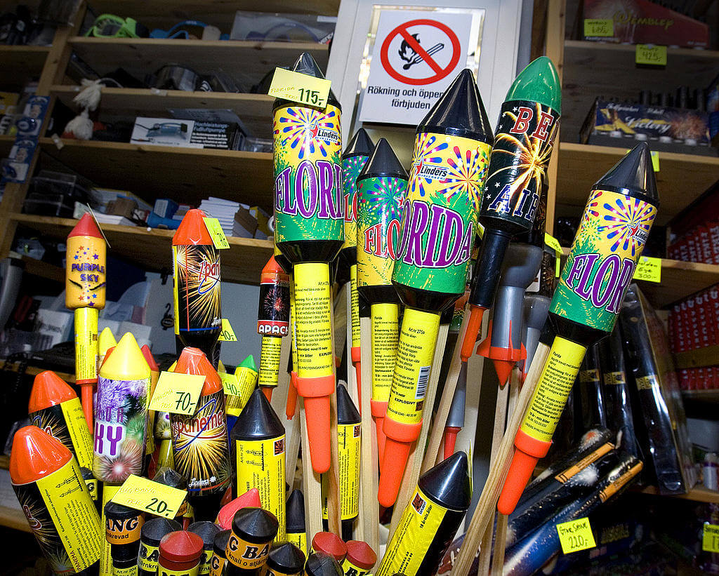 Är det förbjudet att skjuta fyrverkerier på nyårsafton?