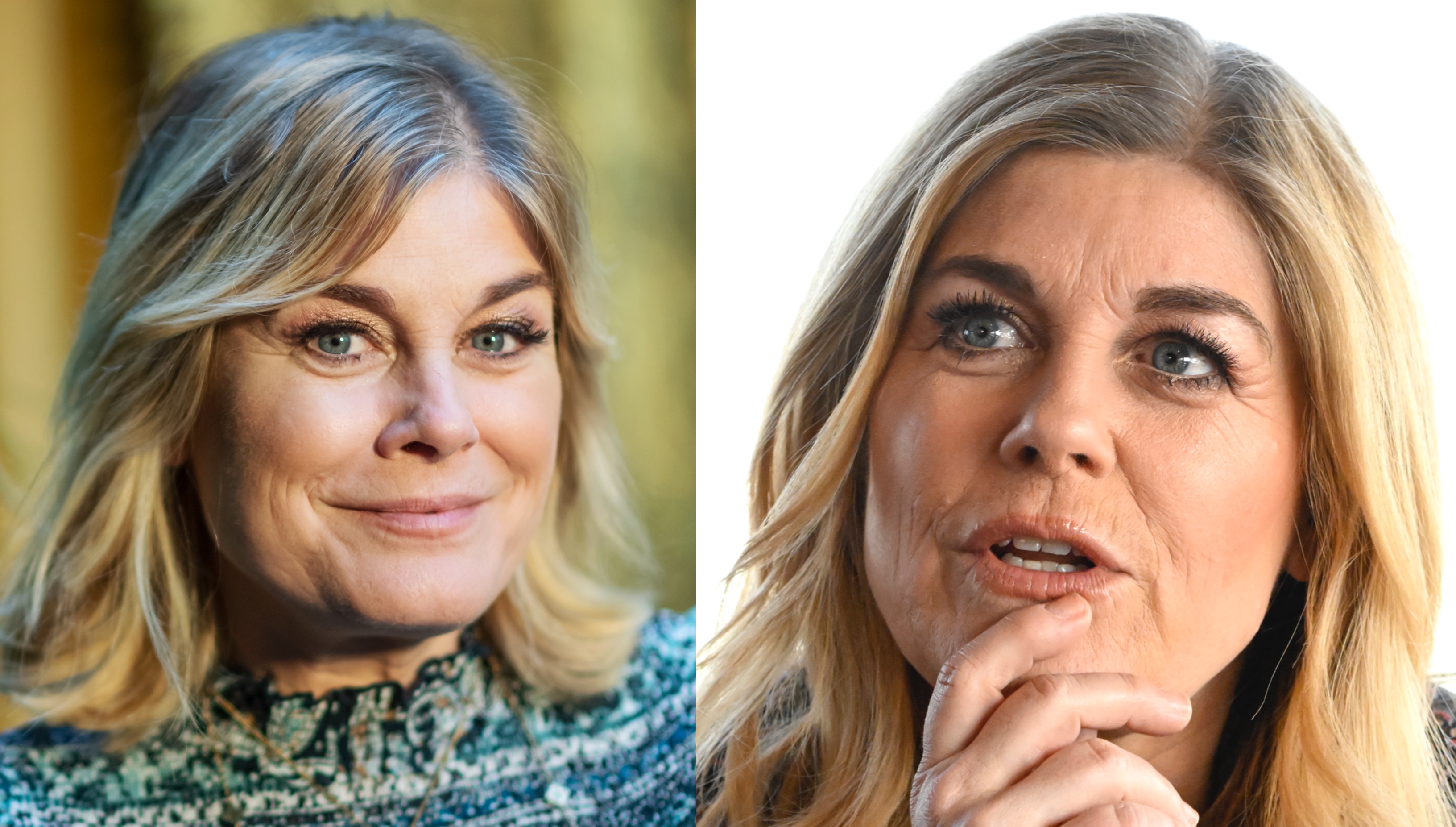 Pernilla Wahlgren ryter ifrån på Instagram: "Tur att jag bor här och ...