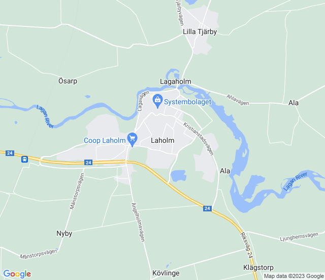 Polisen rapporterar om uppdatering, Laholm