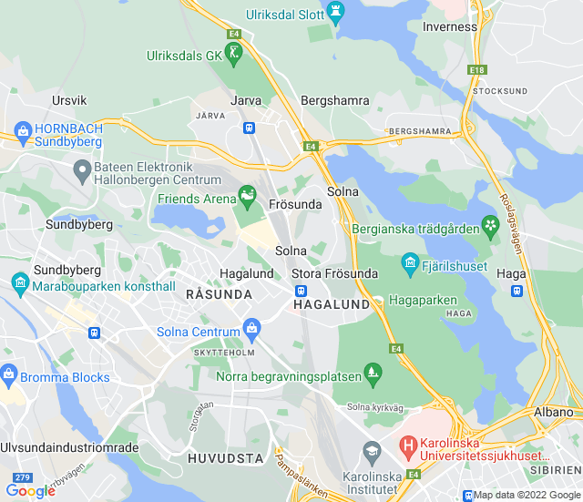 Solna: Polisen rapporterar om larm överfall