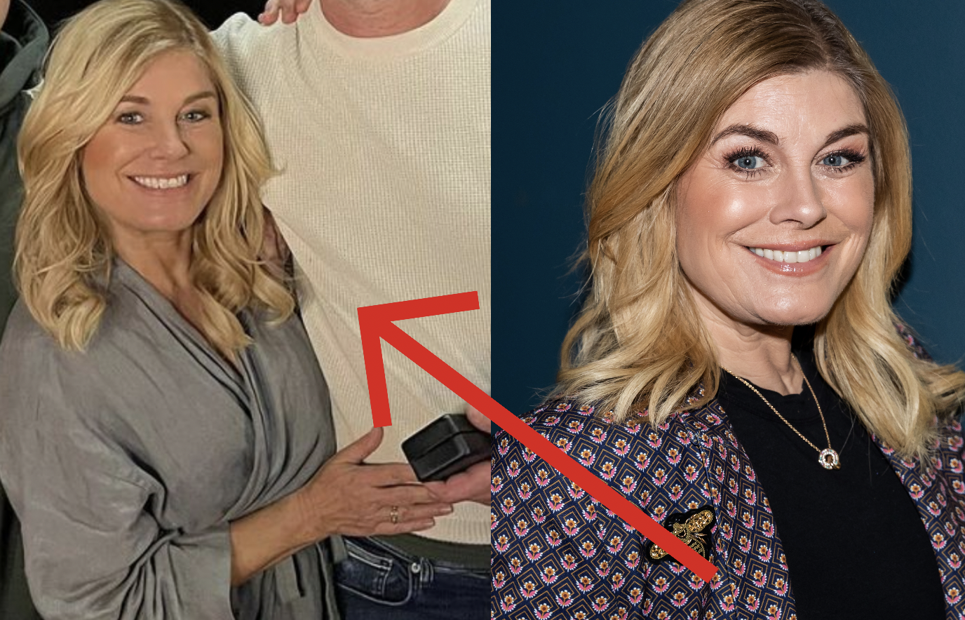 Detaljen i Pernilla Wahlgrens bild från valdagen chockar följarna: "Oj..."