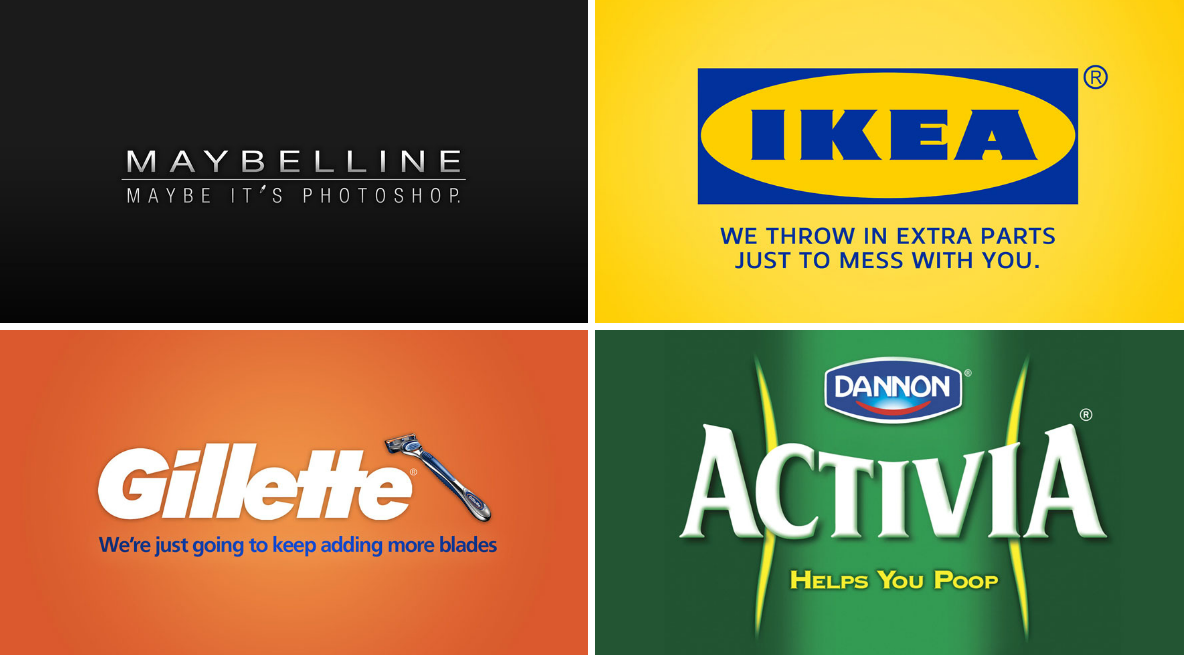 15 slogans som säger som det egentligen är