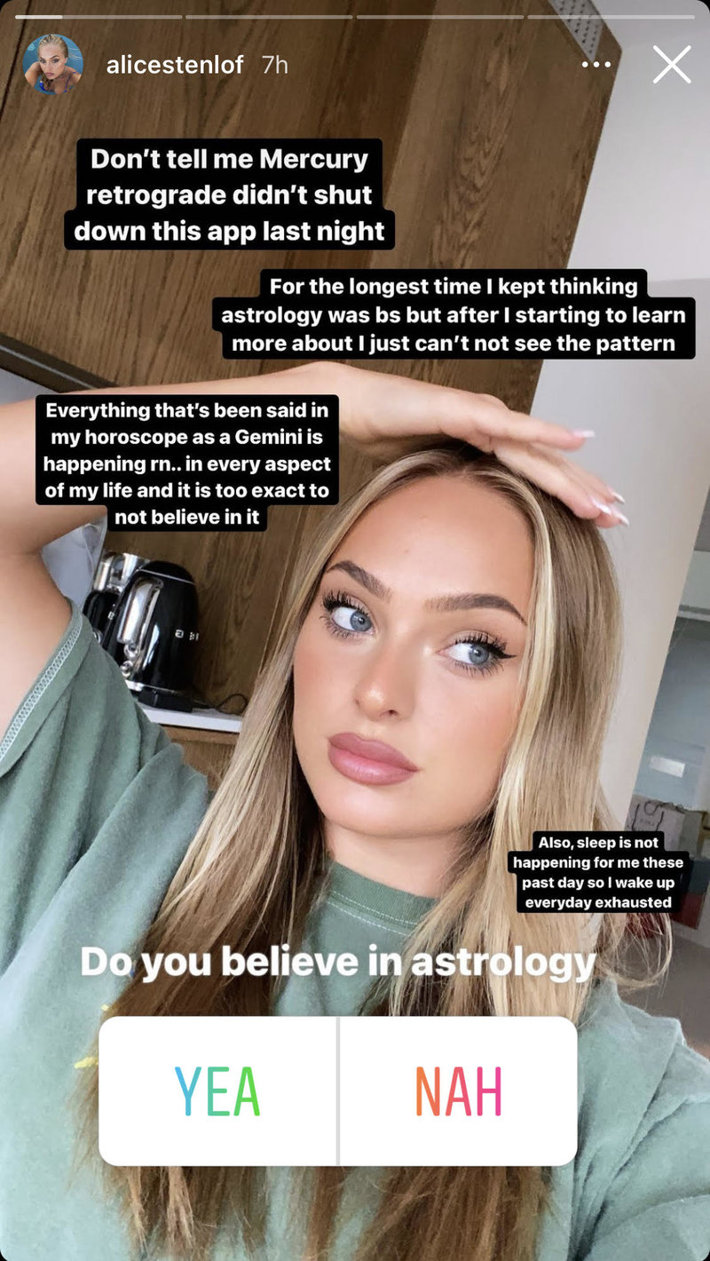 Alice Stenlöf: Rymdfenomen låg bakom Instagrams krasch