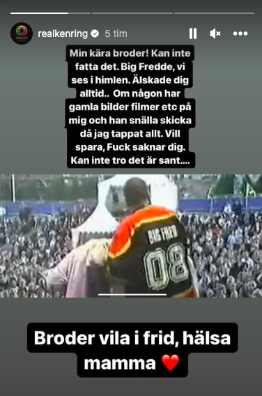 Rapparen Big Fred är död: "Kan inte tro att det är sant"