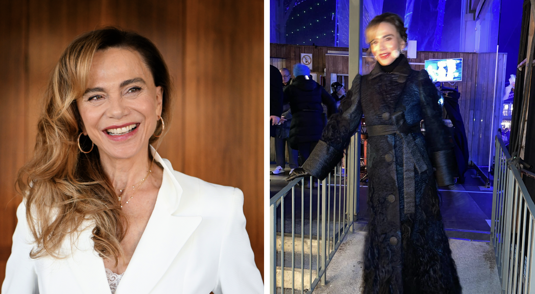 Lena Olin läste ”Nyårsklockan” – i en kappa för 700 000 kr