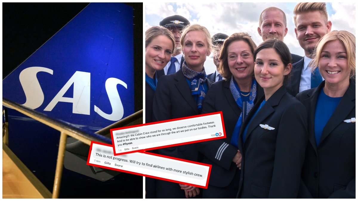 SAS nya klädkod får resenärerna att reagera: "Ett skämt?"