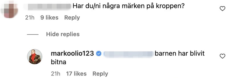 Markoolios äckliga bild oroar följarna: "Irmas hus?"