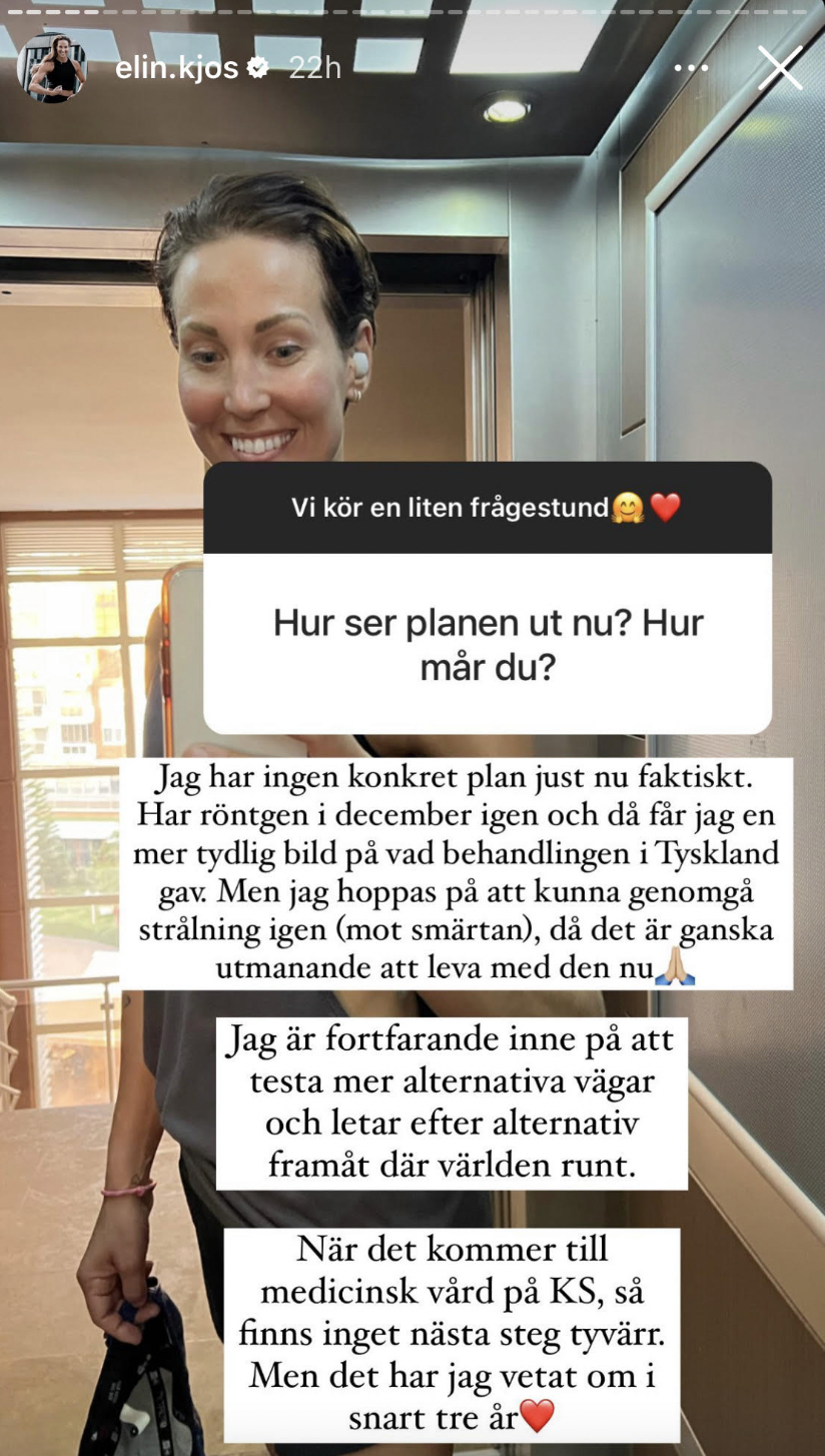 Så ser planen för Elin Kjos ut nu: "Utmanande"