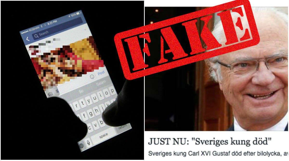 Nyheter Artiklar Och Inslag Som Handlar Om Falska Nyheter Nyheter24