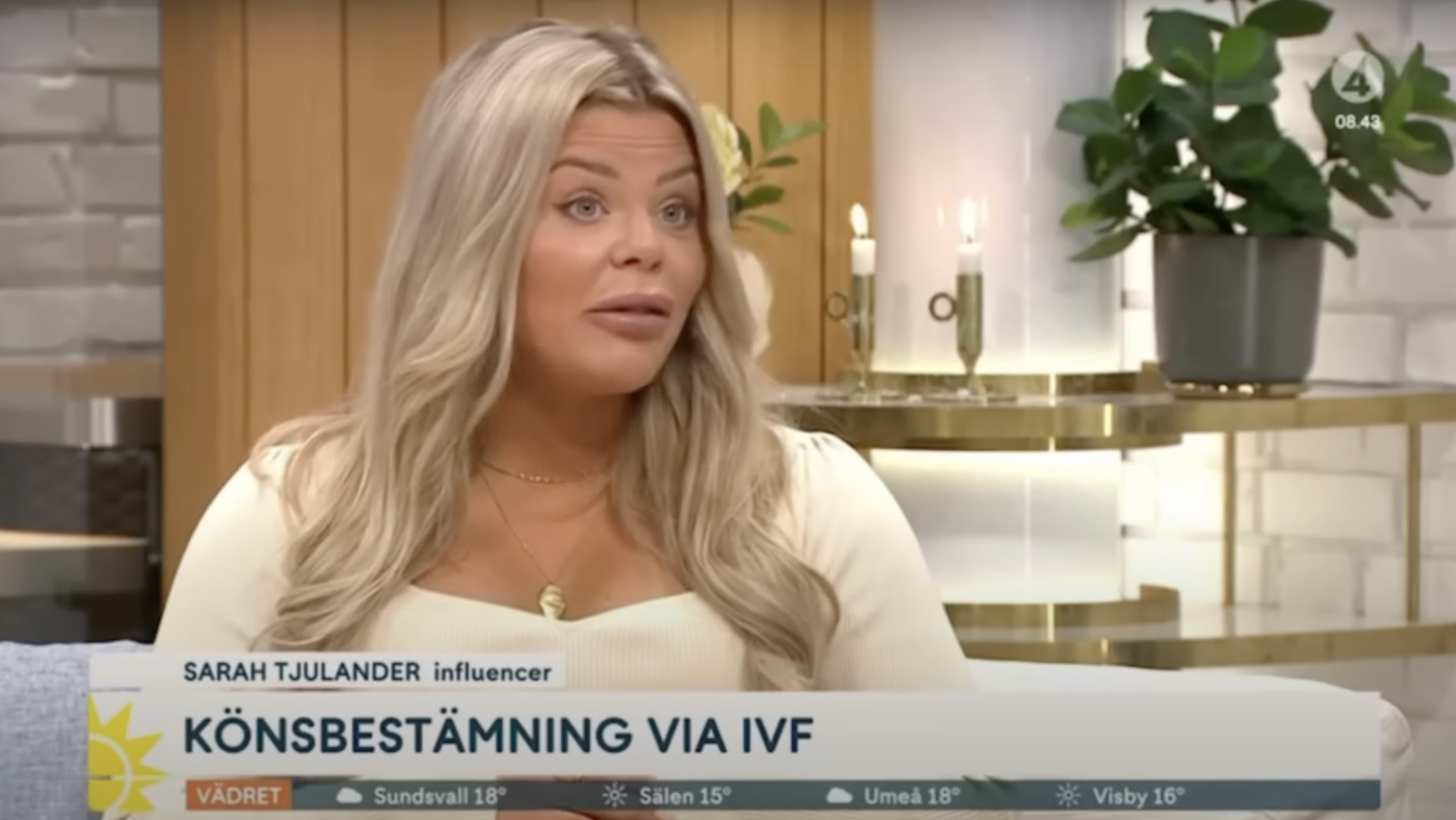 Sarah Tjulander gör IVF för att välja kön på sin bebis: "Började som ...