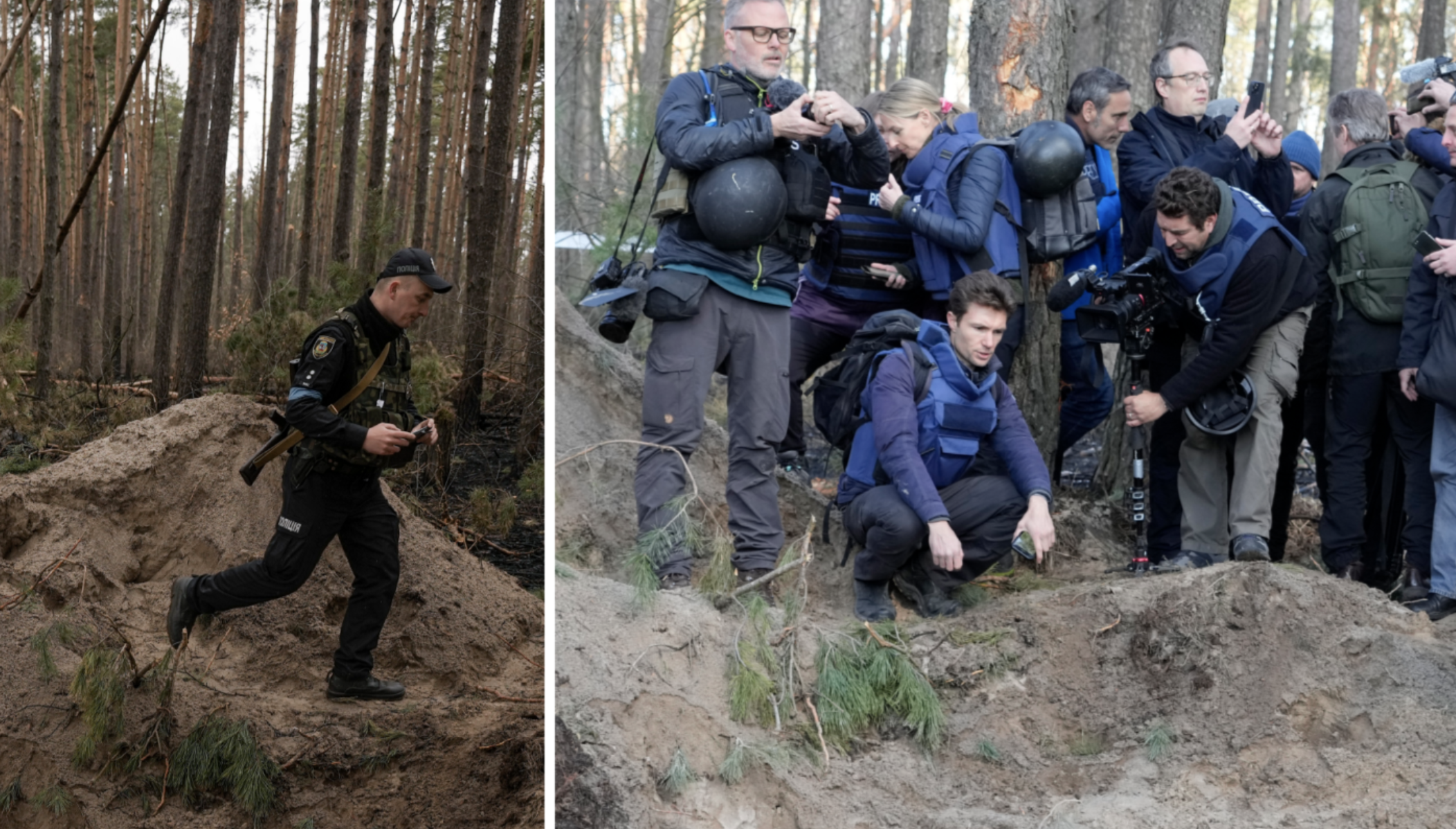 Borgmästaren Olga Sukhenko med familj hittad ihjälskjuten i grop