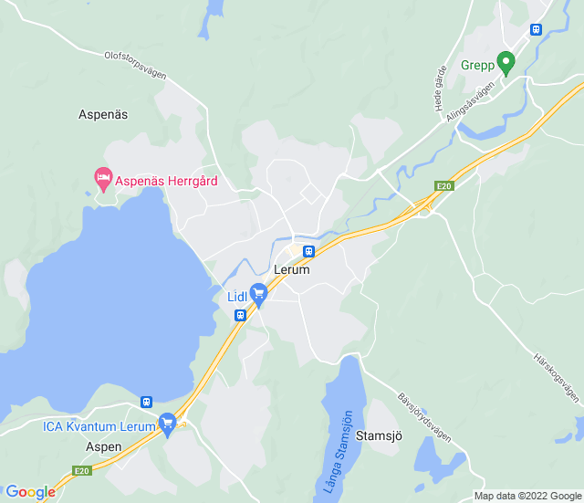 Polisen i Lerum rapporterar om brand