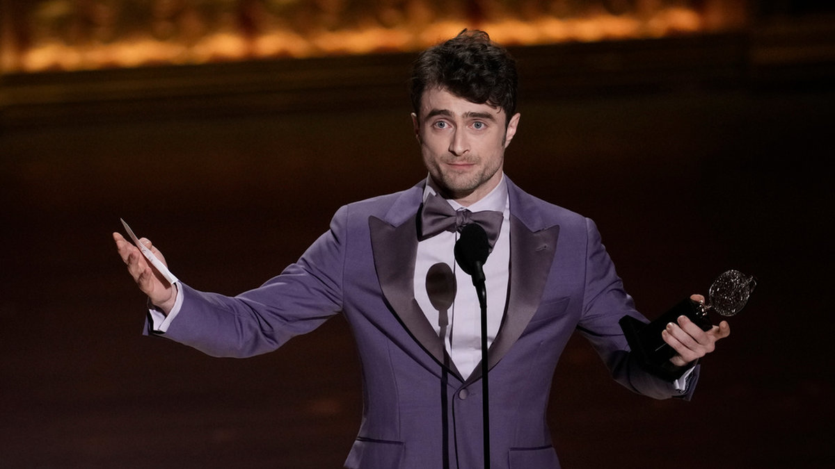 Daniel Radcliffe prisades på Tony Awards