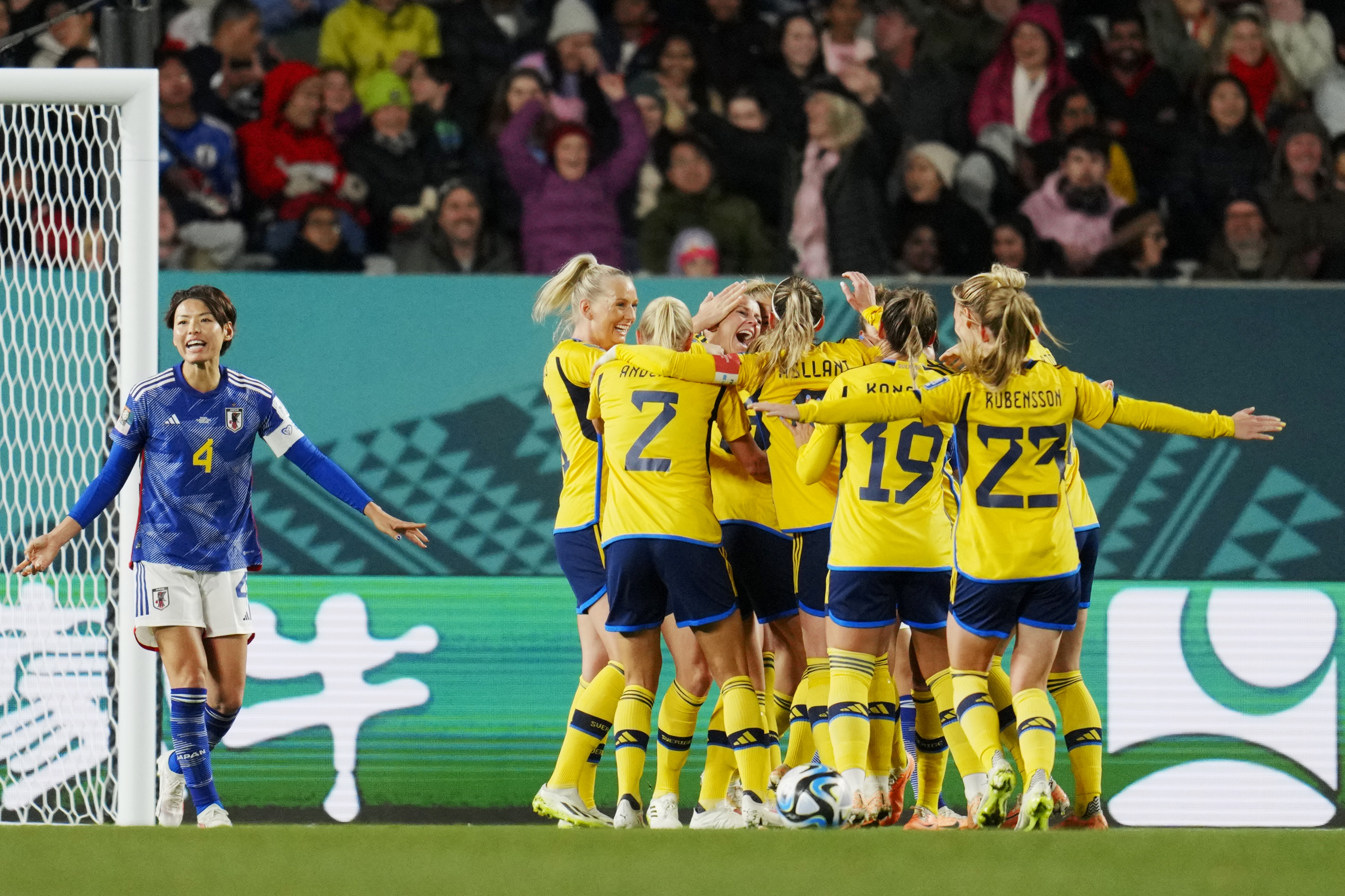 VM-kvartsfinal: Sverige - Japan 2–1