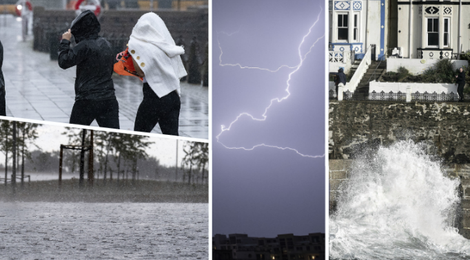 Stormen Freya drar in över landet – "Kan bli åska i regnet"