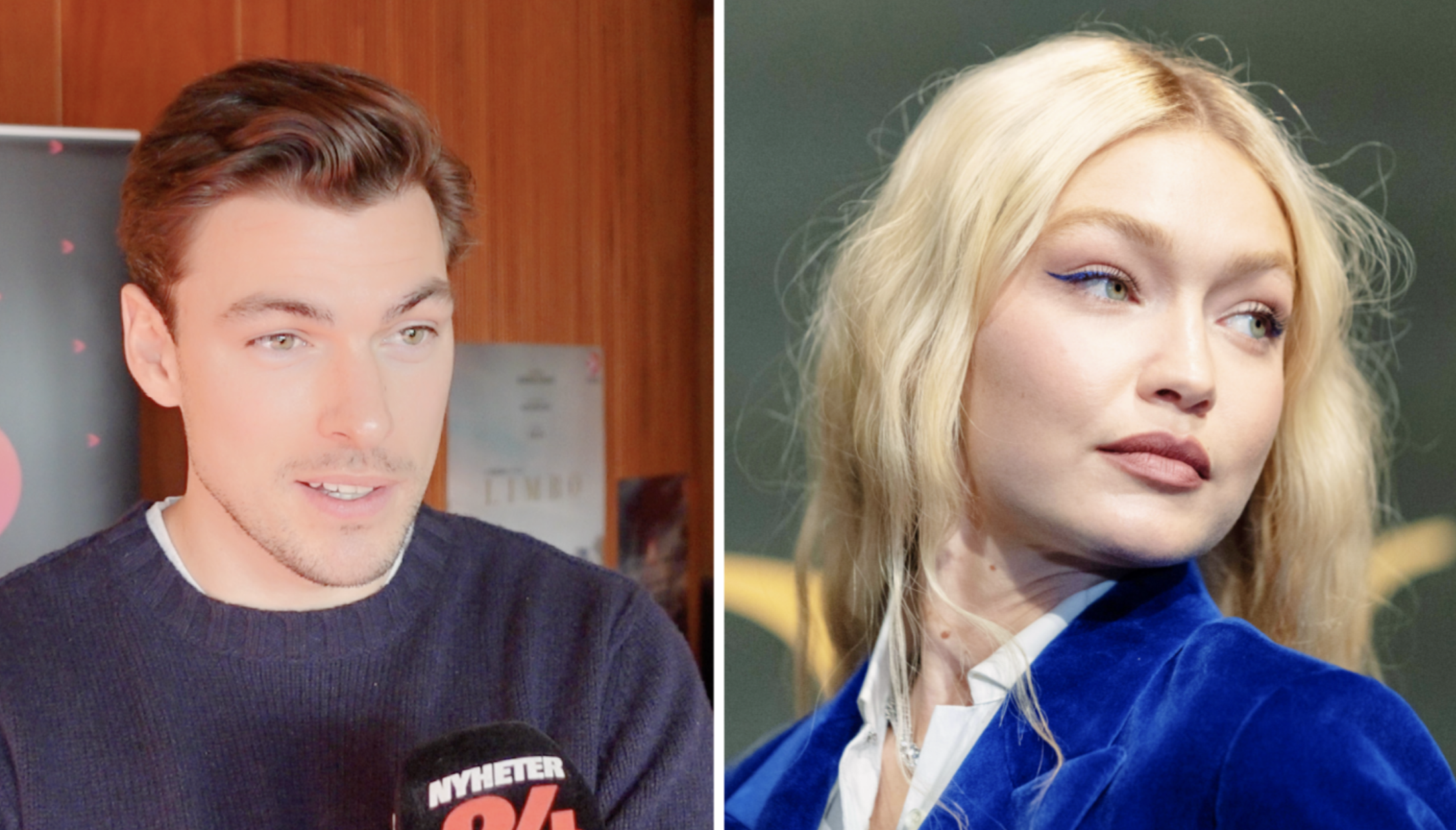 Skådespelaren Filip Wolfs galna möte med Gigi Hadid: “Hon kommer in…