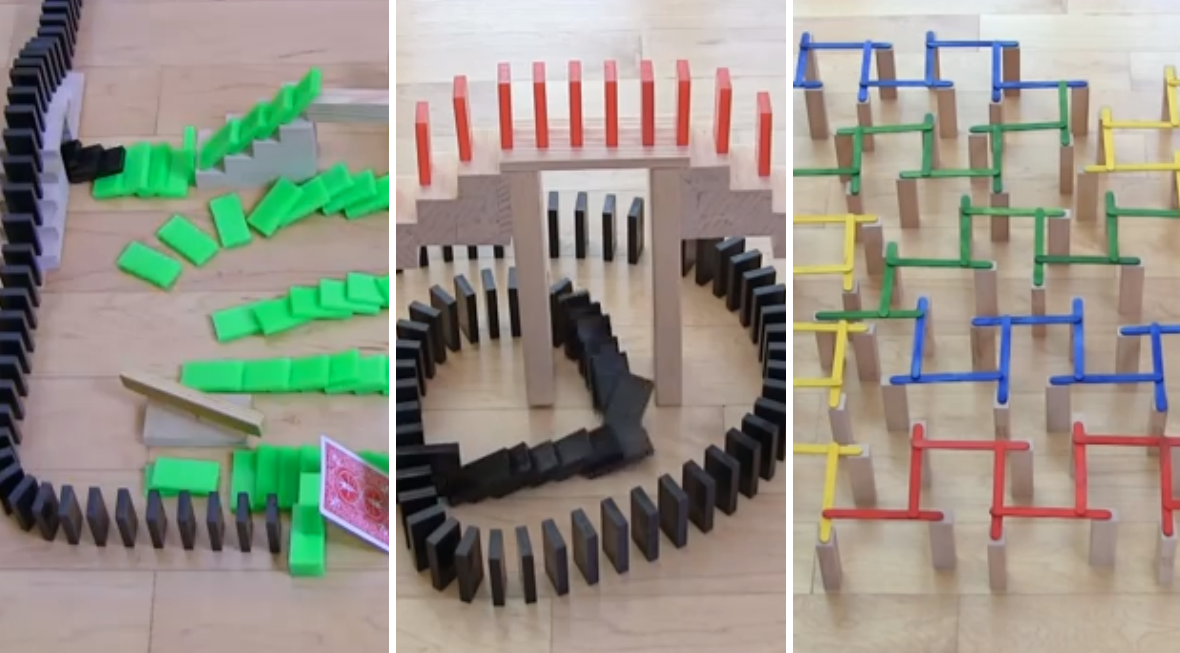 Är det här världens coolaste dominoeffekt?