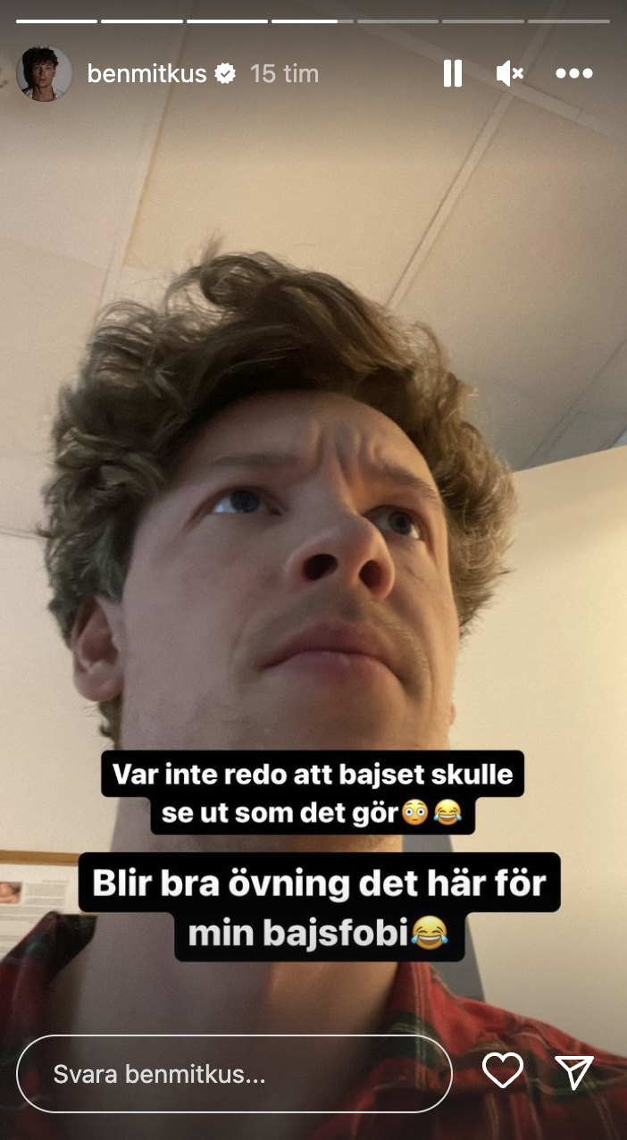 Ben Mitkus och Caroline Johansson har fått barn: "Var inte redo att..."