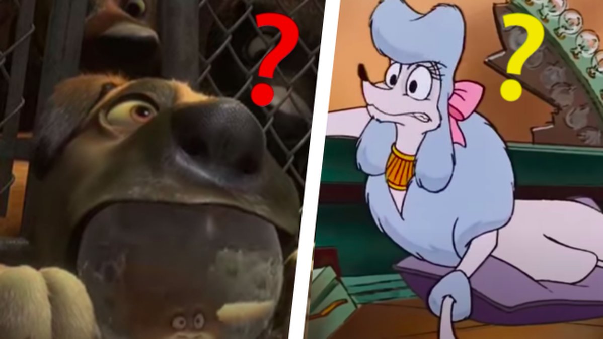Quiz: Kan du para ihop hund med Disneyfilm?
